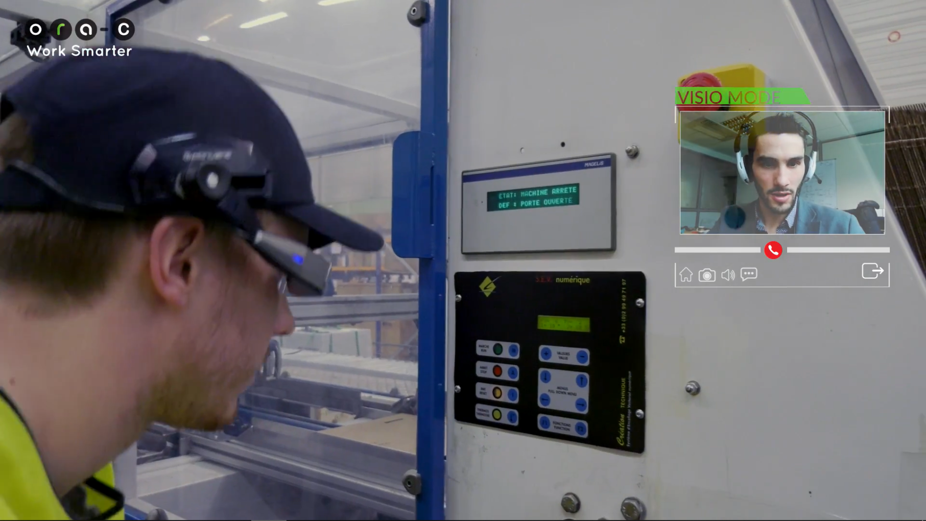 Remote Maintenance Hands Free Applications with Optinvent ORA-2