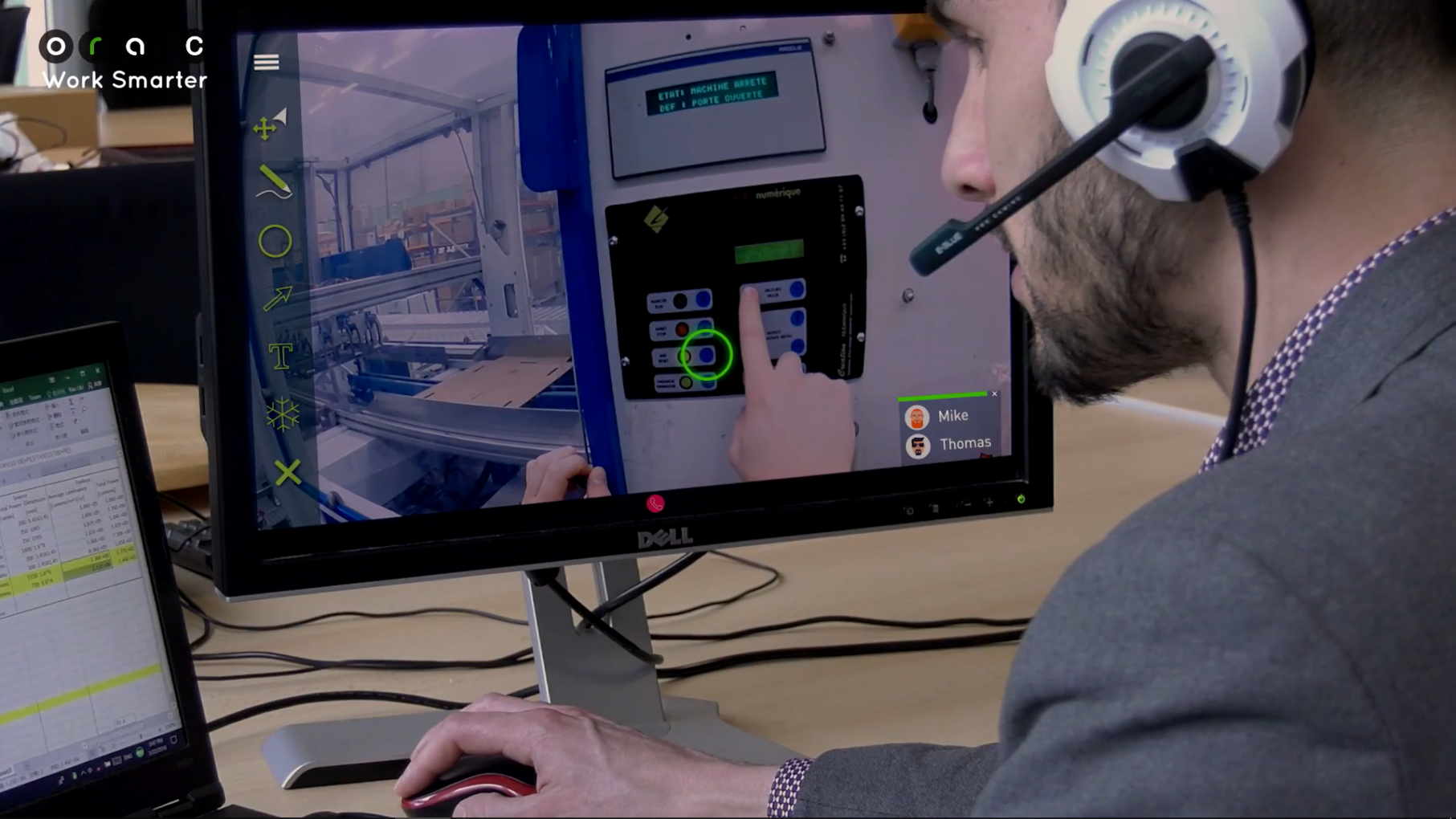 Remote Maintenance Hands Free Applications with Optinvent ORA-2